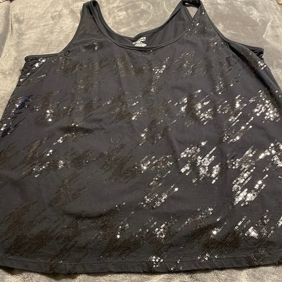 Lane Bryant | Tops | Lane Bryant Sequin Tank | Poshmark